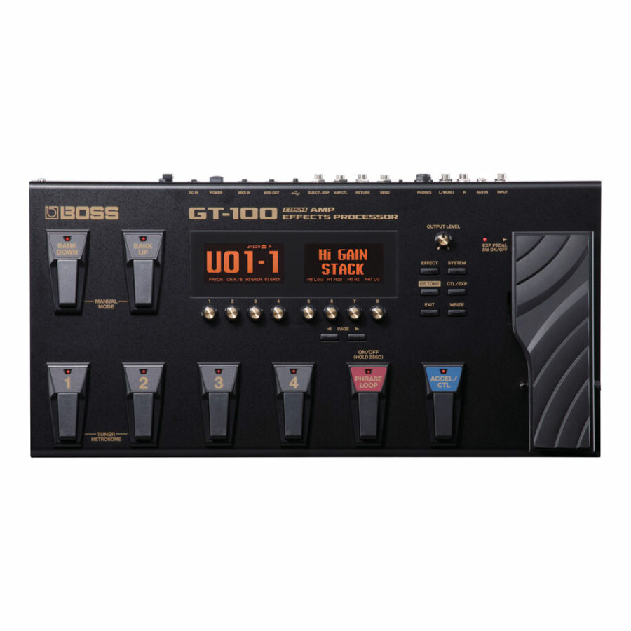 Boss GT-100 Multi Effects Processor Pedal - Roland Musical Instruments ...