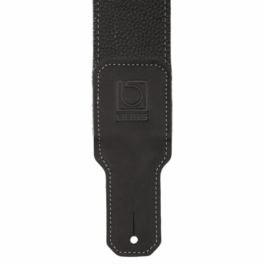 Boss BSL-20 - 2.5" Premium Leather Guitar Strap - Black - Roland ...